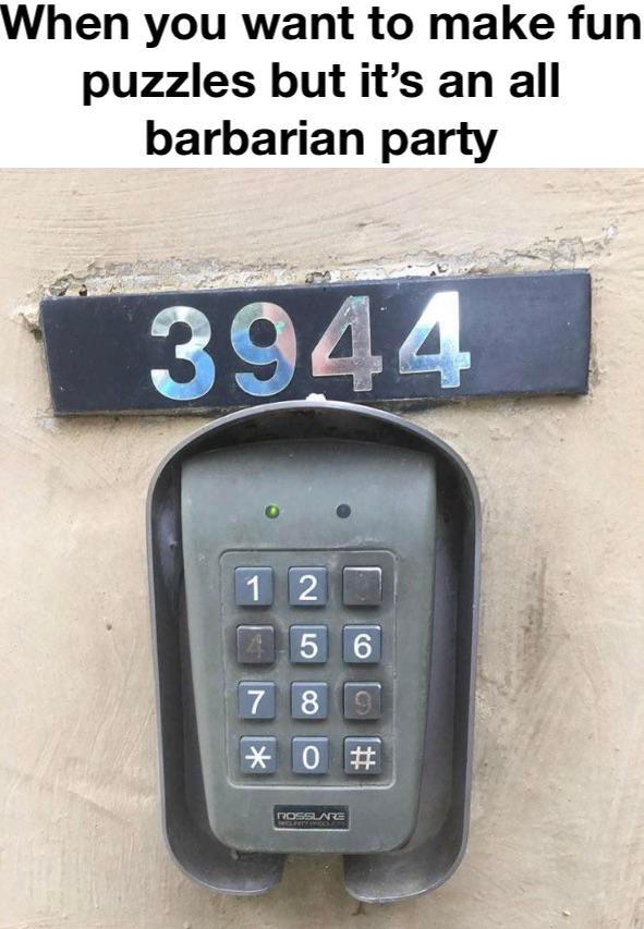 They can’t solve all their problems with the business end of hitting stick surely! | Scrolller