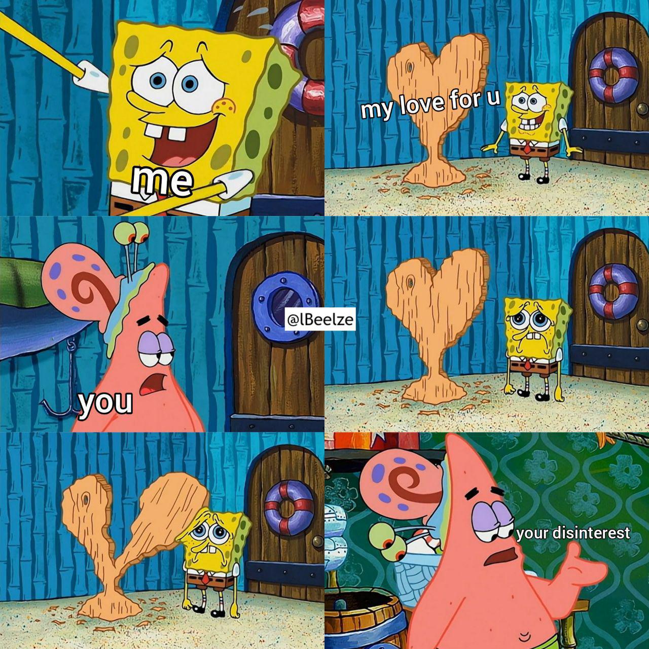 thinking about her just watching Spongebob | Scrolller