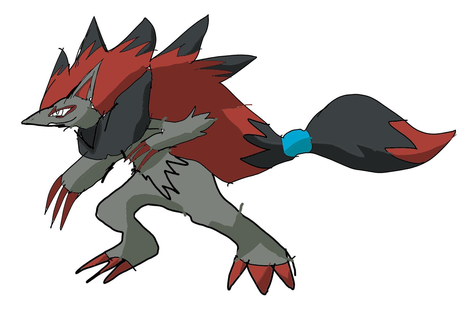 This epic drawing of Zoroark that I did! | Scrolller