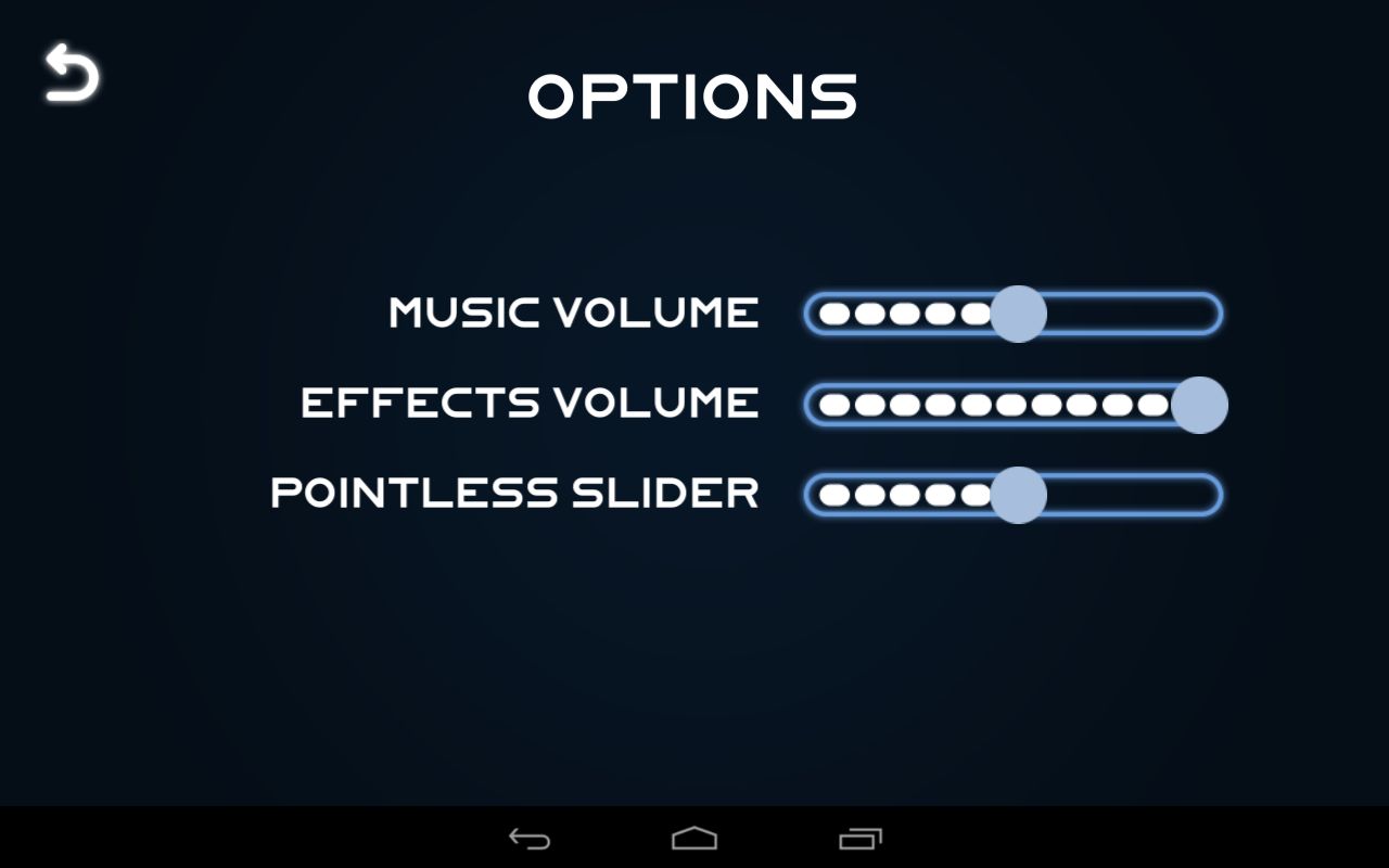 This game has a pointless slider in the options.... [Stellar asylum] | Scrolller