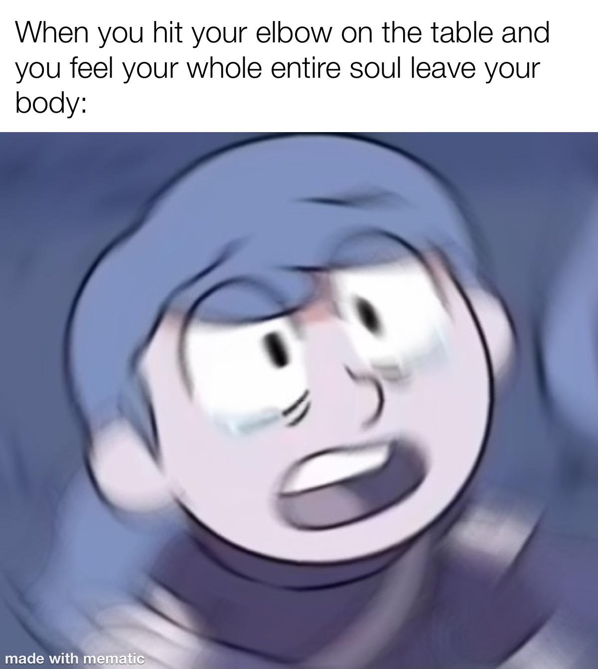 This happened to me once and it felt like my arm just exploded in a very gory way | Scrolller