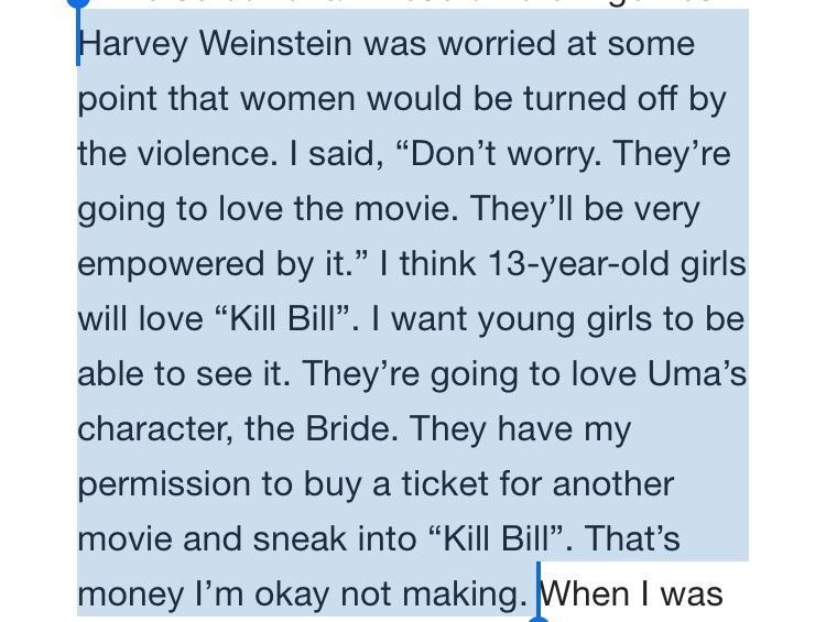 This is from the Tarantino Archives [Playboy Interview 2003] | Scrolller