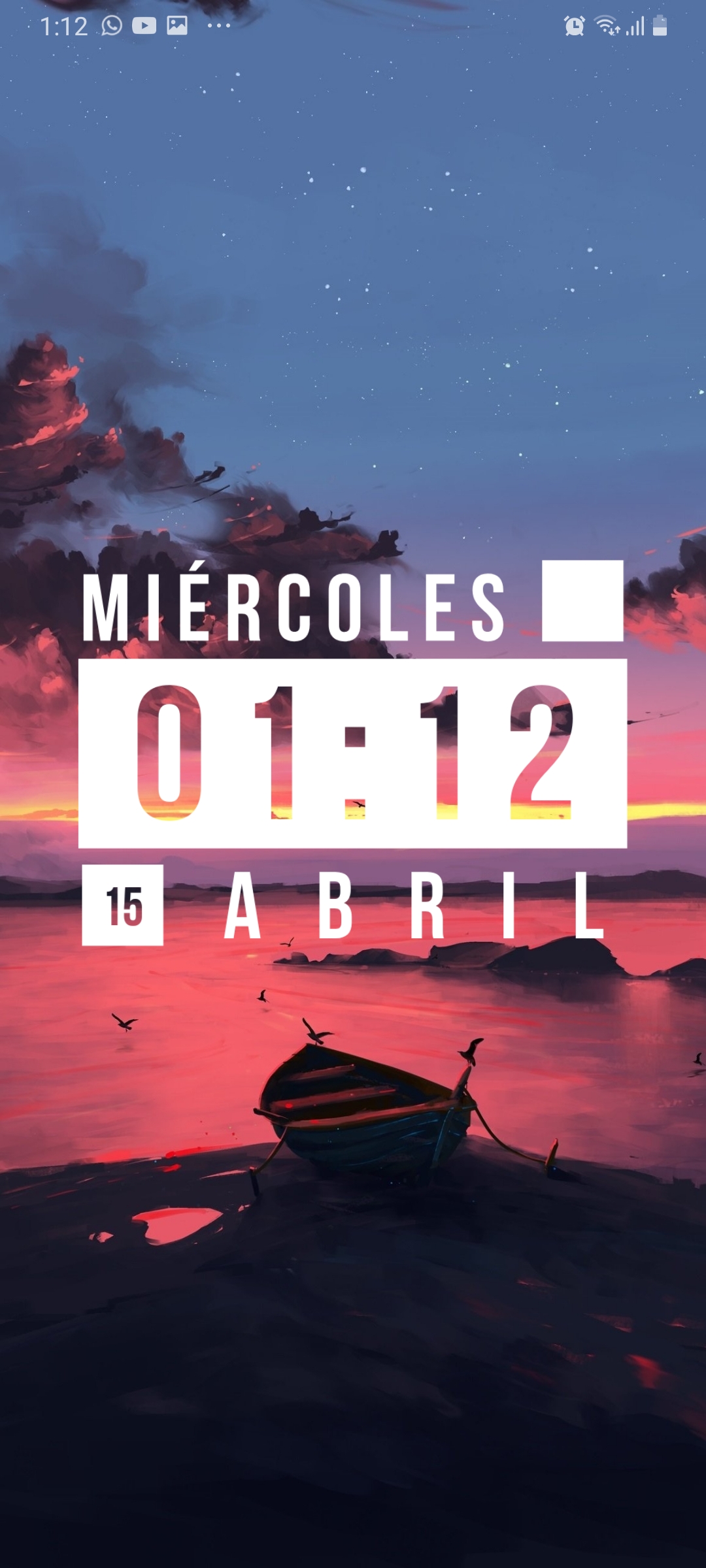 This is my Nova launcher setup, it's simple... An only kgwt free widget and my wallpaper | Scrolller