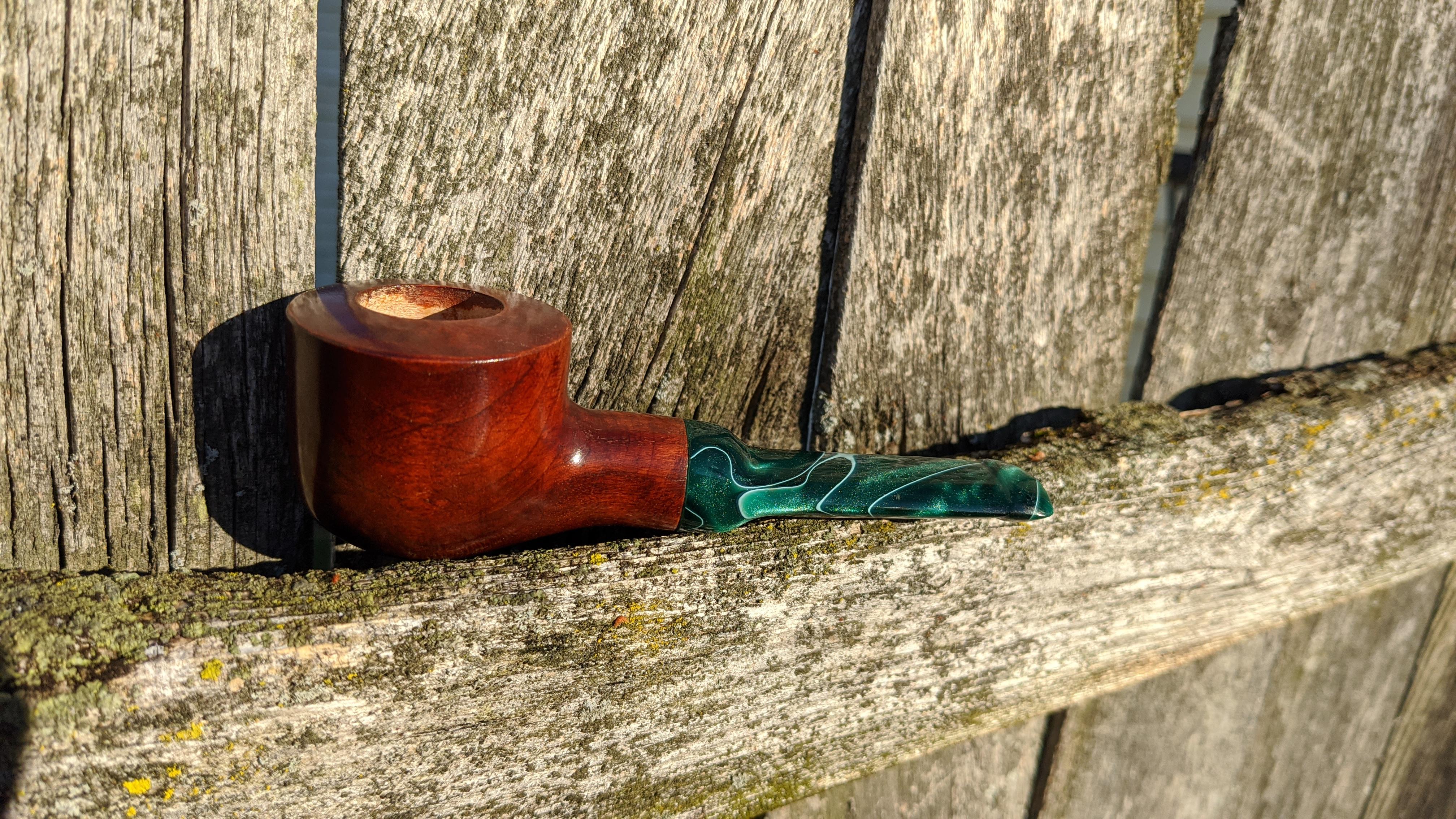 This is the second pipe I've made this week. Guess there's a small upside to being stuck at home ...