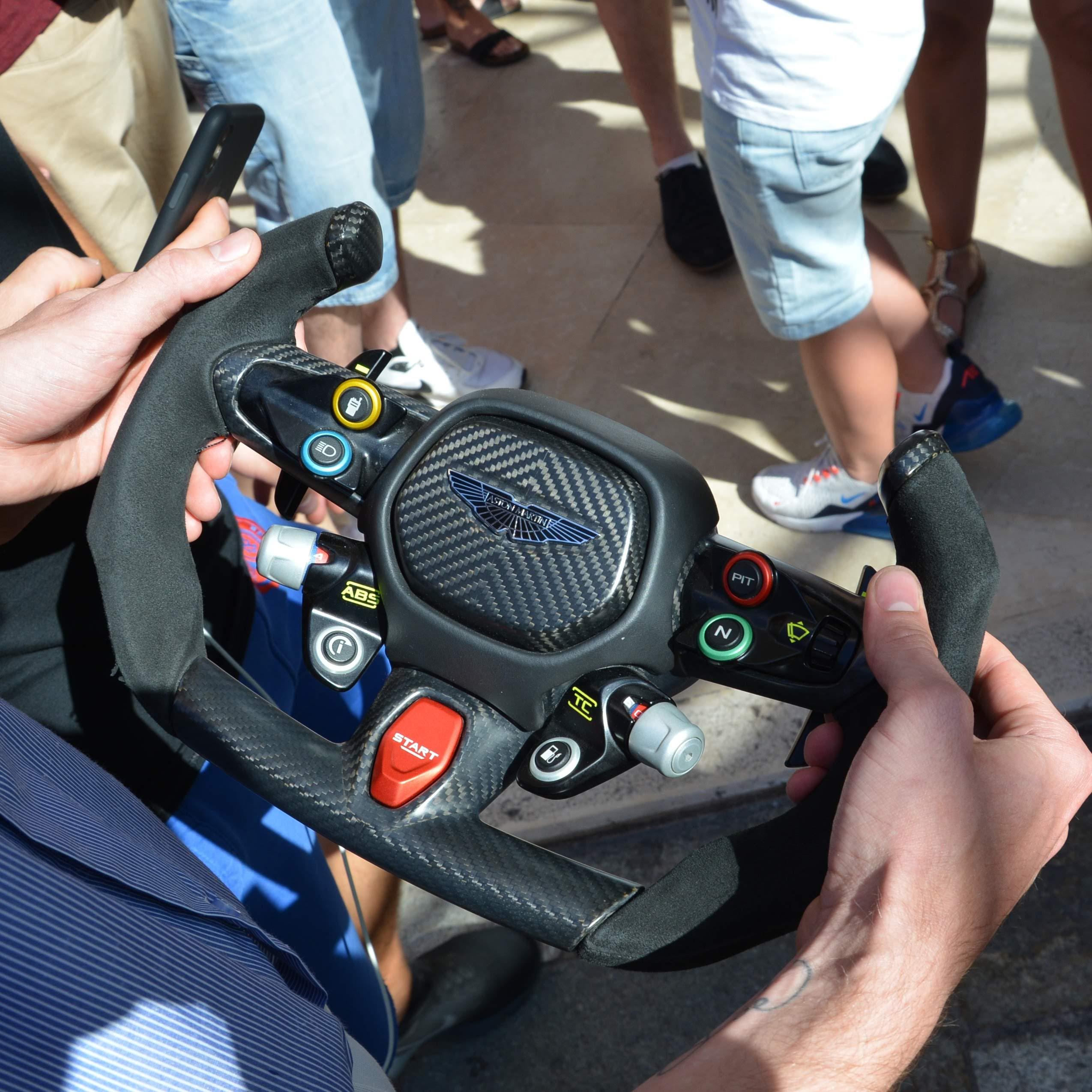 This is the steering wheel of the Aston Martin Vulcan | Scrolller