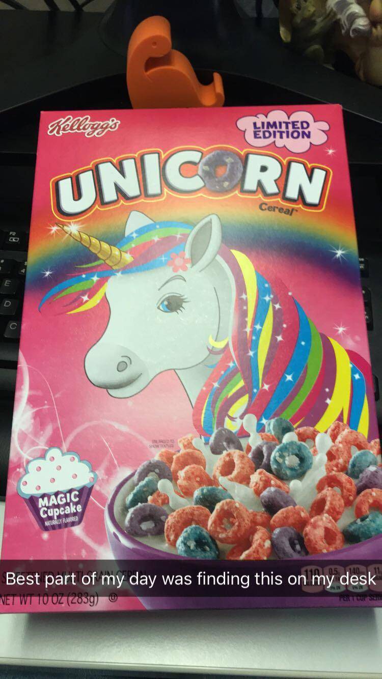 This is unicorn cereal | Scrolller