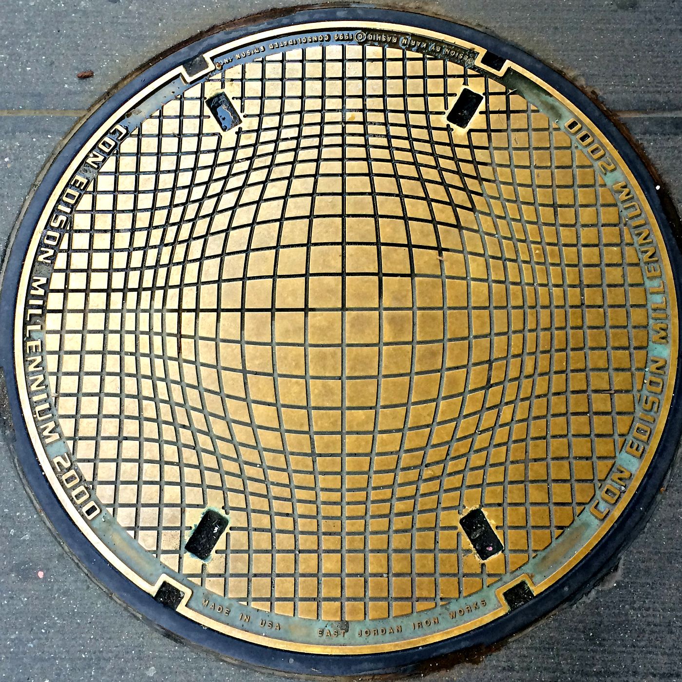 This manhole cover in New York City | Scrolller