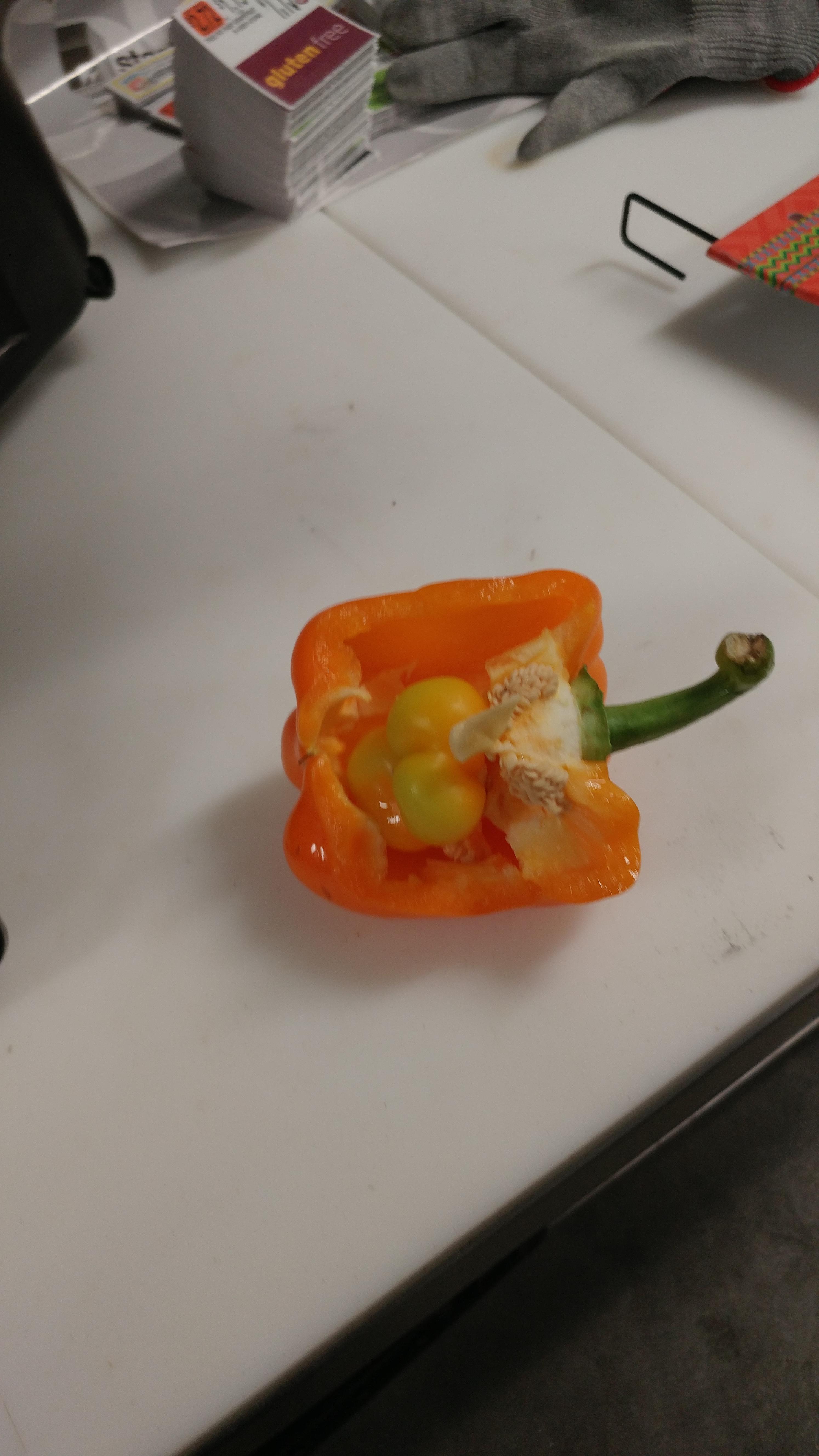 This pepper was pregnant | Scrolller