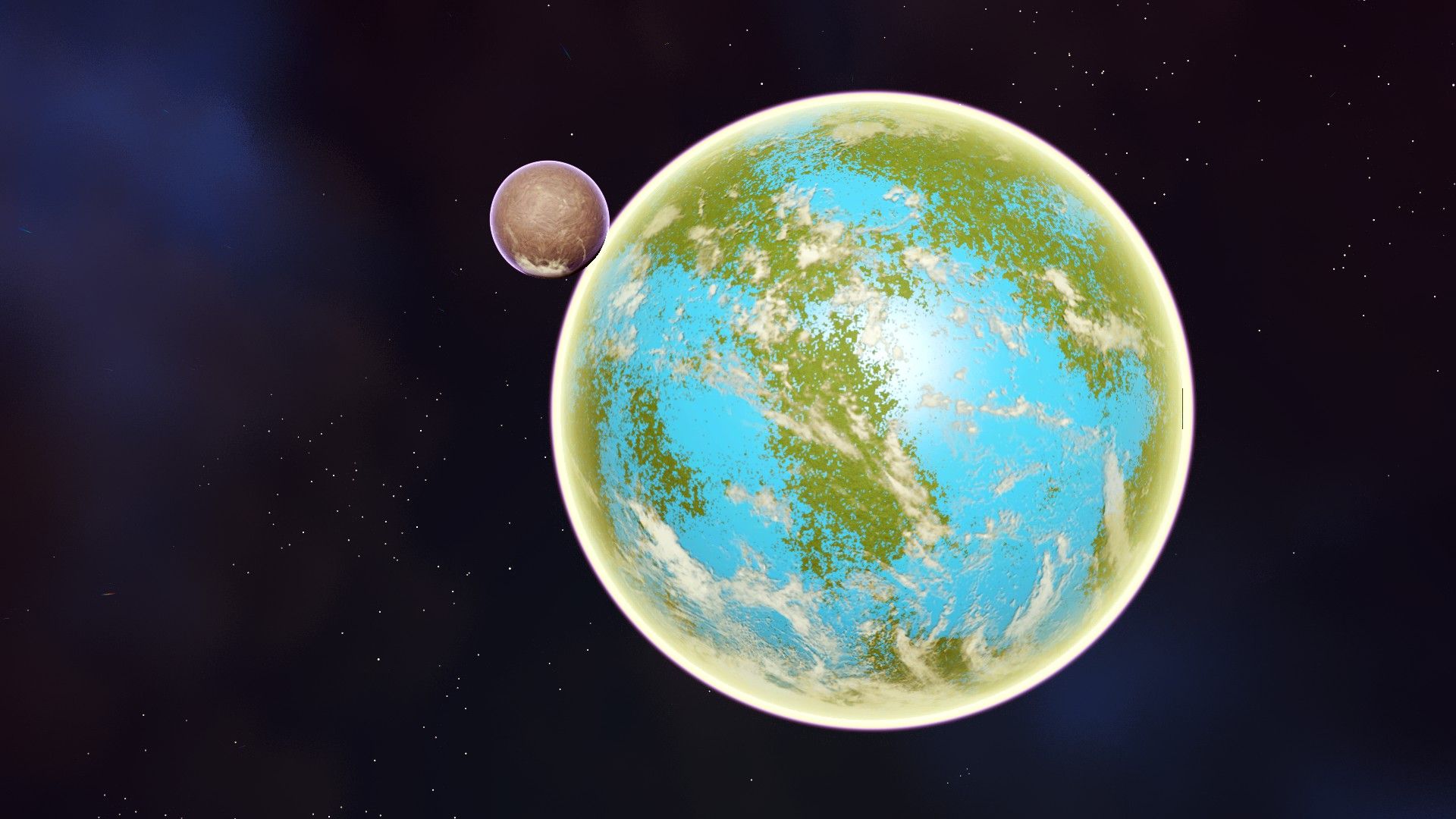 This planet looked so Earth-like from space, and it even had a grey moon! | Scrolller