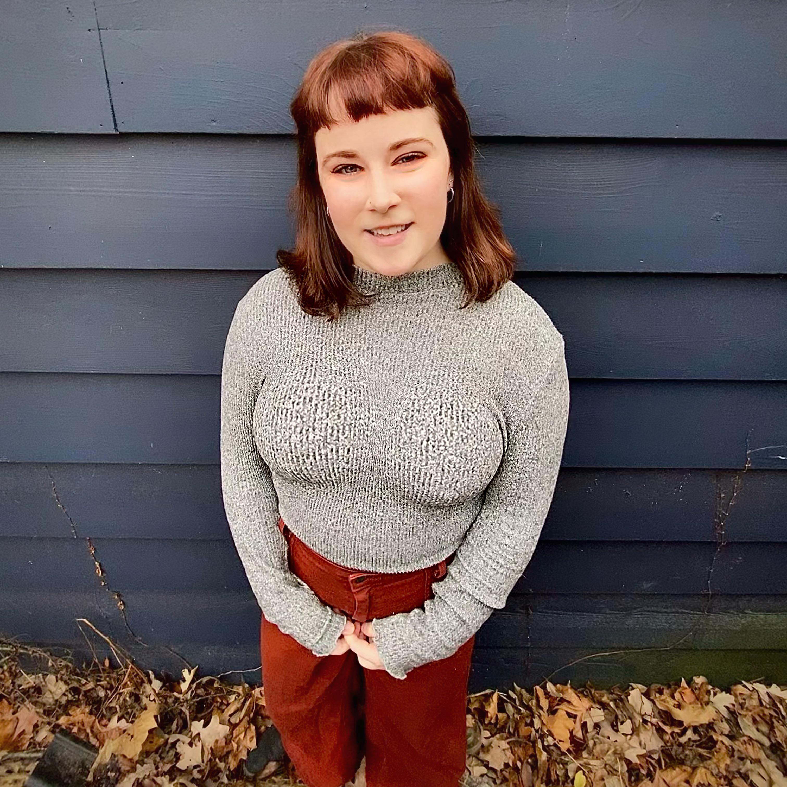 This sweater barely fits me now 🤭 | Scrolller