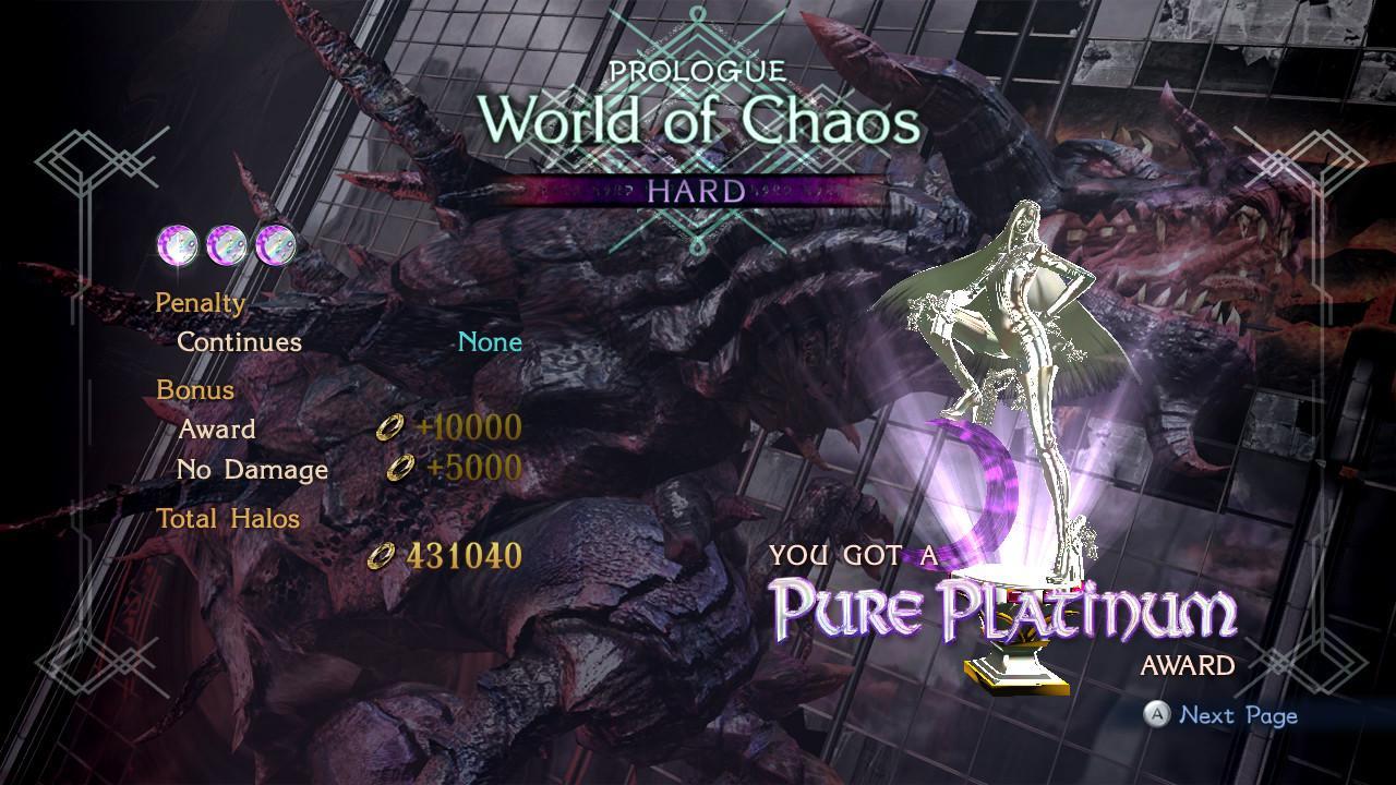 This took a while, but now I finally have my first pure plat in Bayo 2 ...