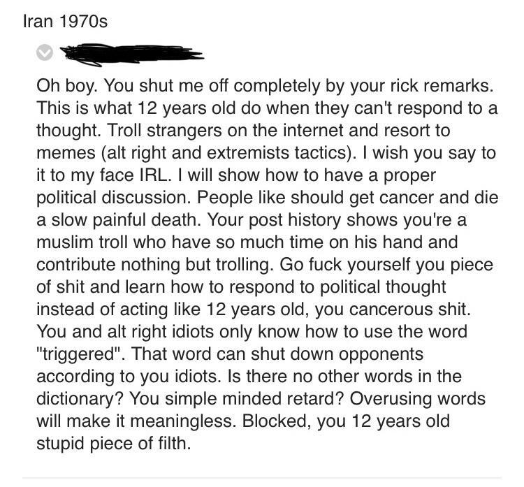 This user was offended by a Rick and Morty joke I made a while back | Scrolller