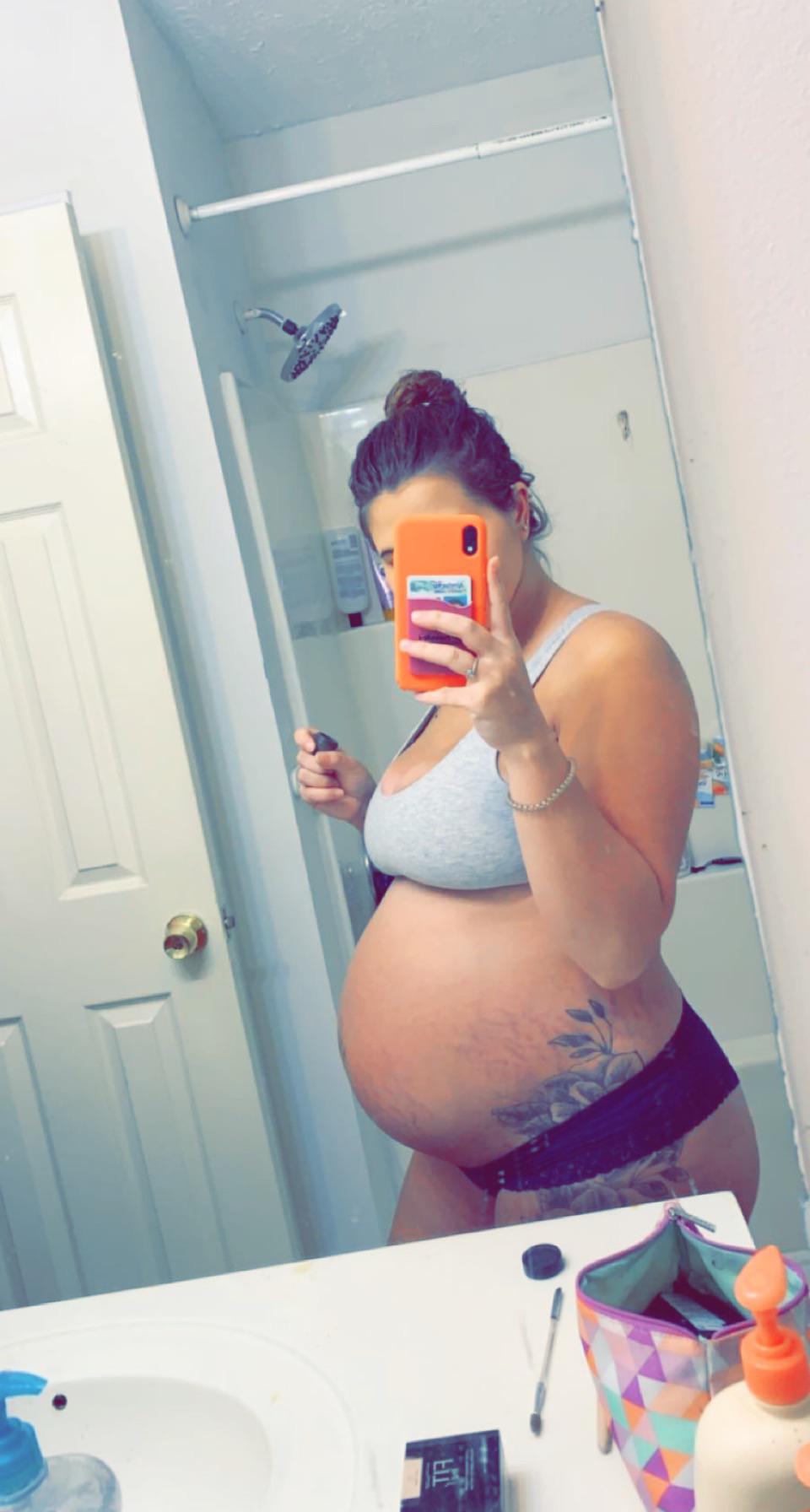 this was me 32 weeks pregnant with my baby boy, i am now currently pregnant with my second one ...