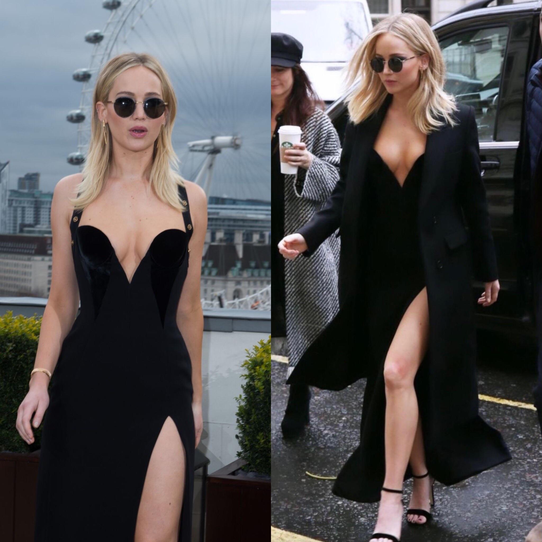 This whole sub should run a train on Jennifer Lawrence and fill her warm pussy with seed until ...