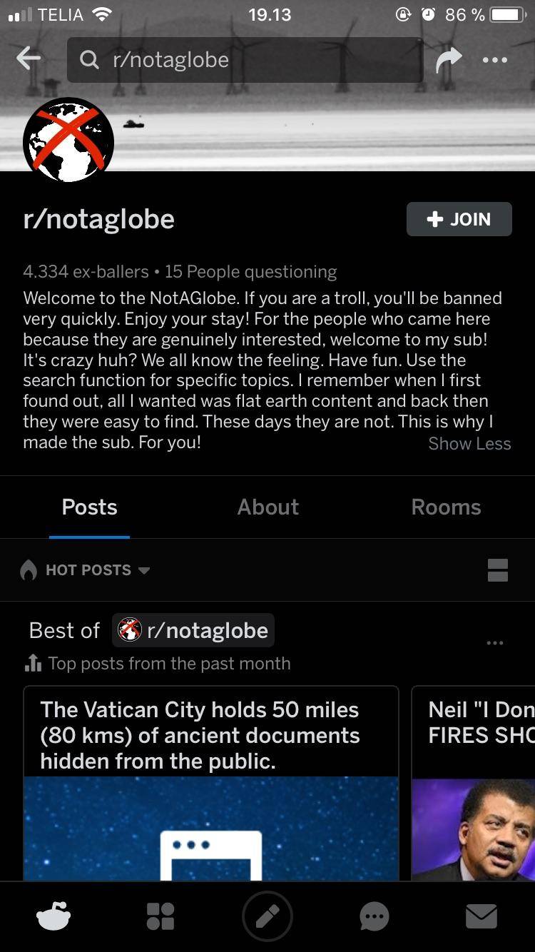 This whole subreddit of flatearthers | Scrolller