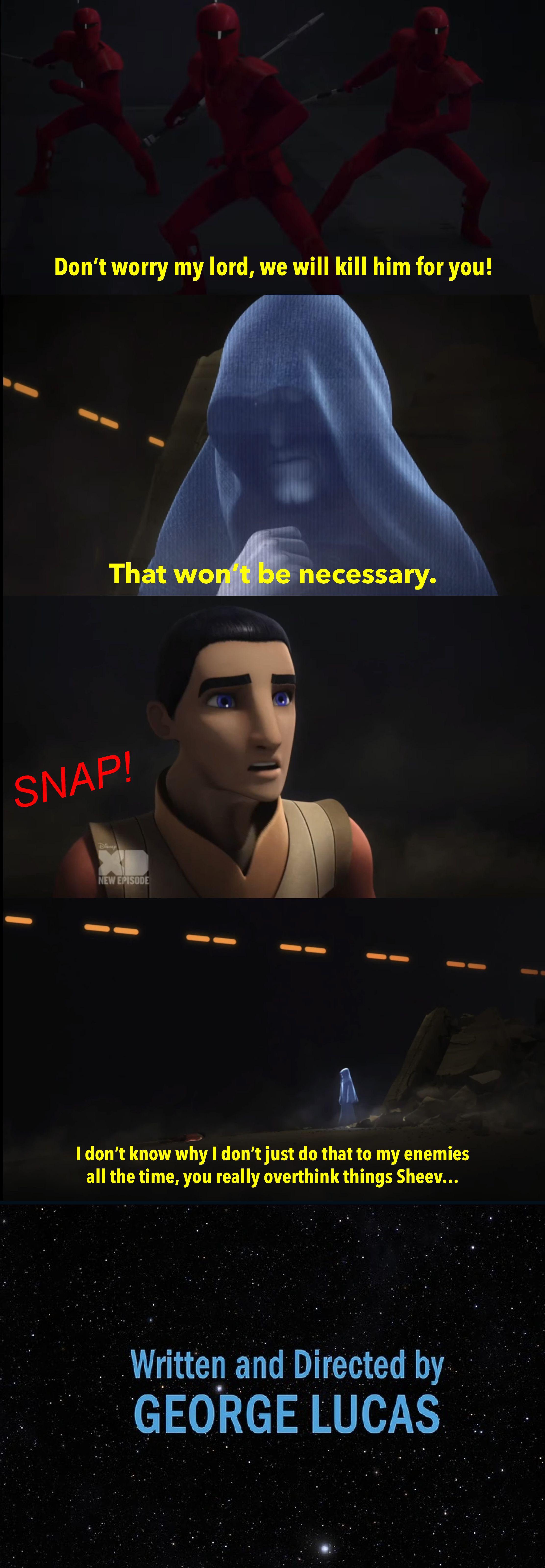 Those guards were more useless than the stormtroopers. | Scrolller