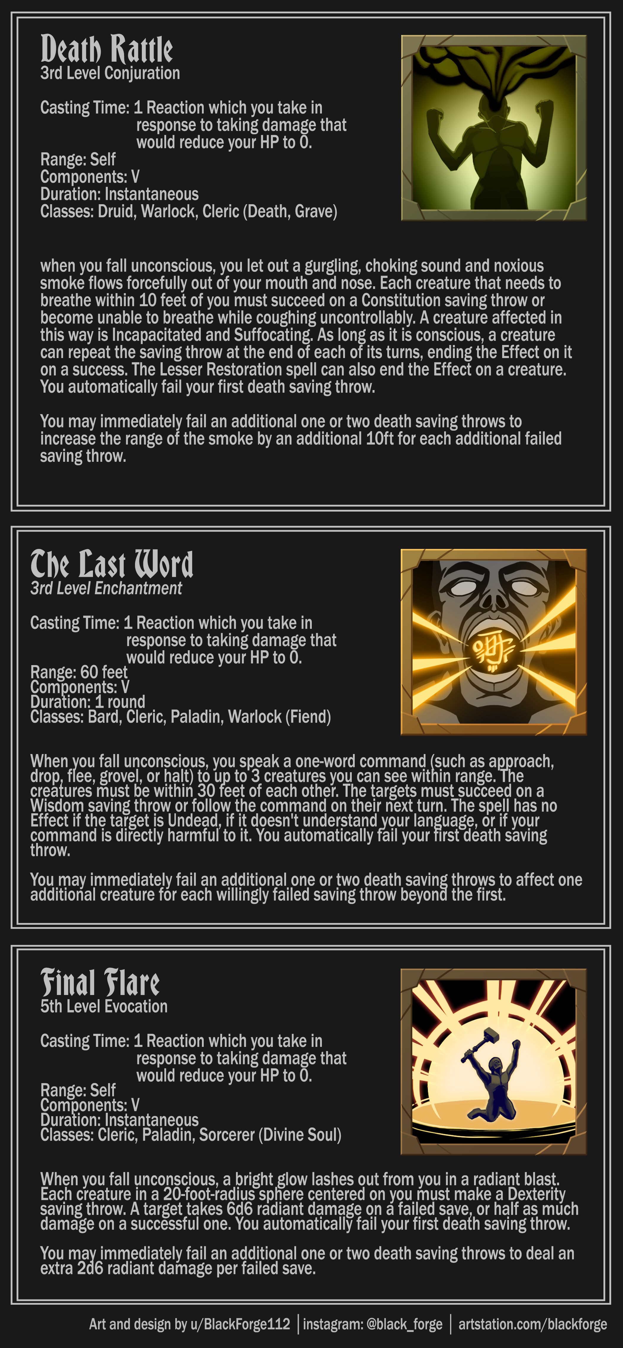 Three last resort spells | Scrolller