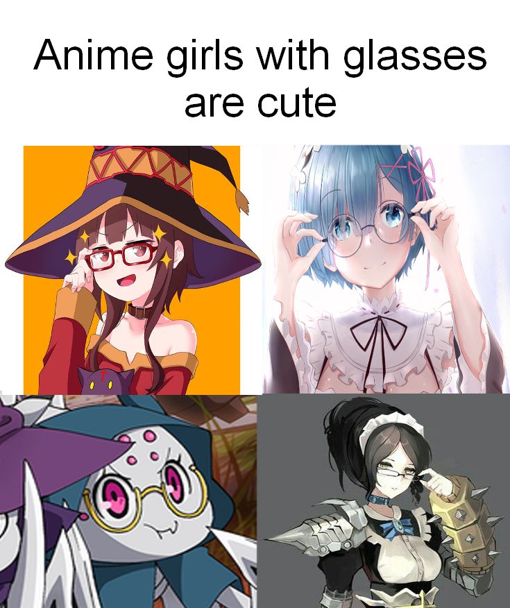 Three of these girls are in Isekai Quartet, so this works | Scrolller