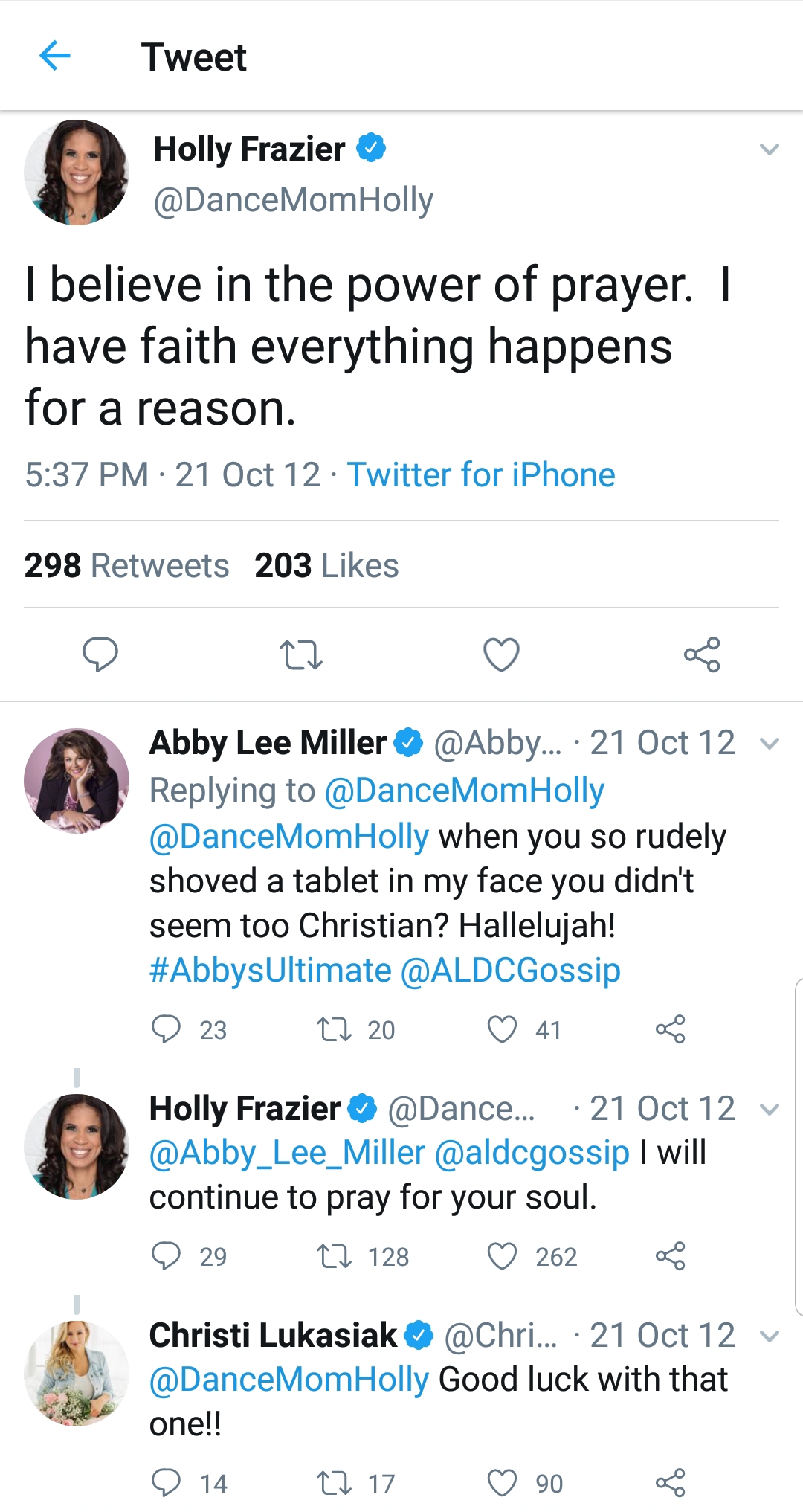 Throwback | Holly & Abby Online Drama from 2012 | Scrolller