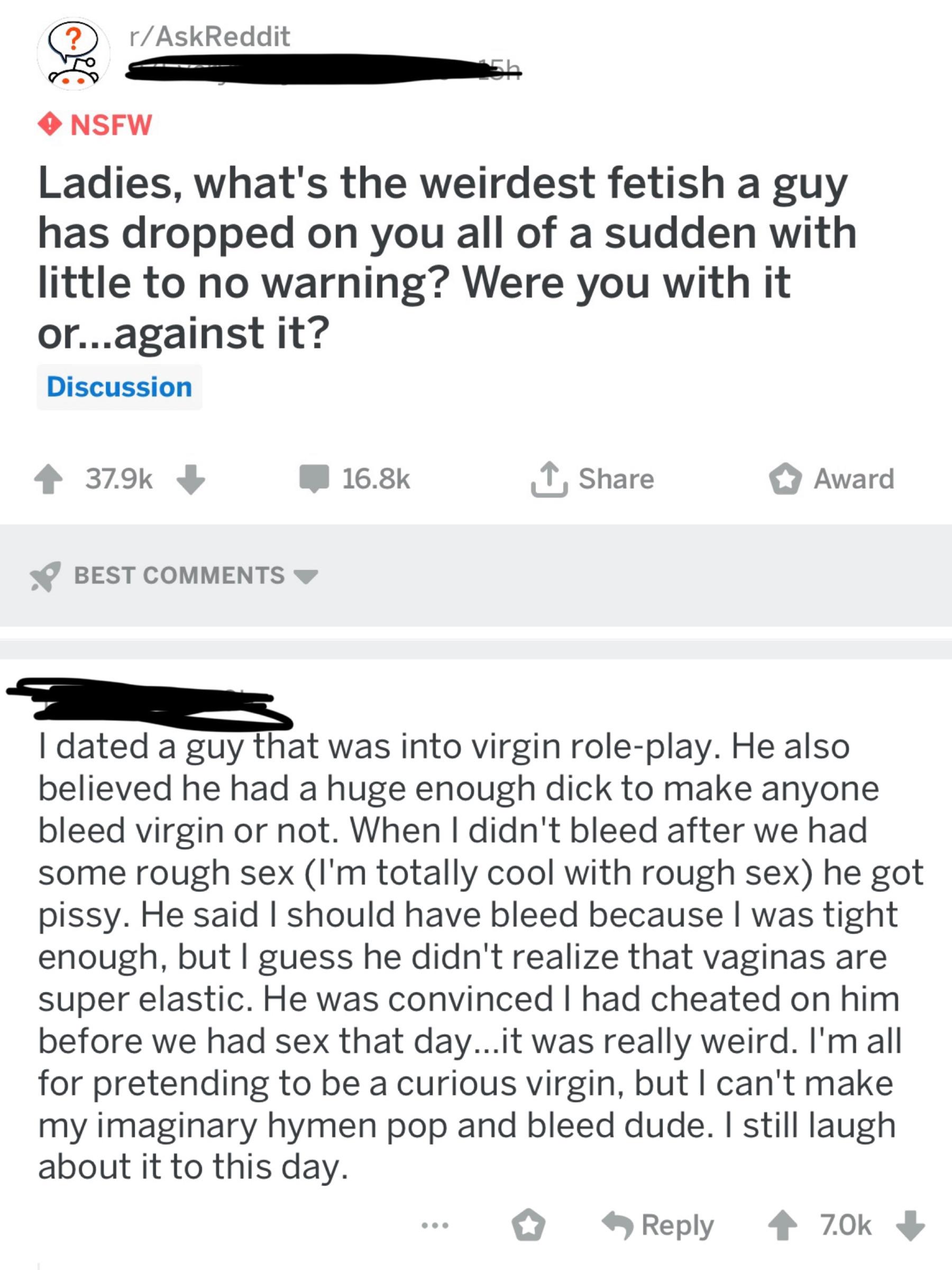 Tight vaginas must bleed | Scrolller