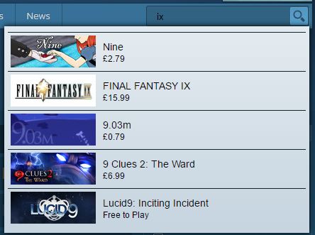 TIL that games with numbers in their titles can be searched for using Roman numerals | Scrolller