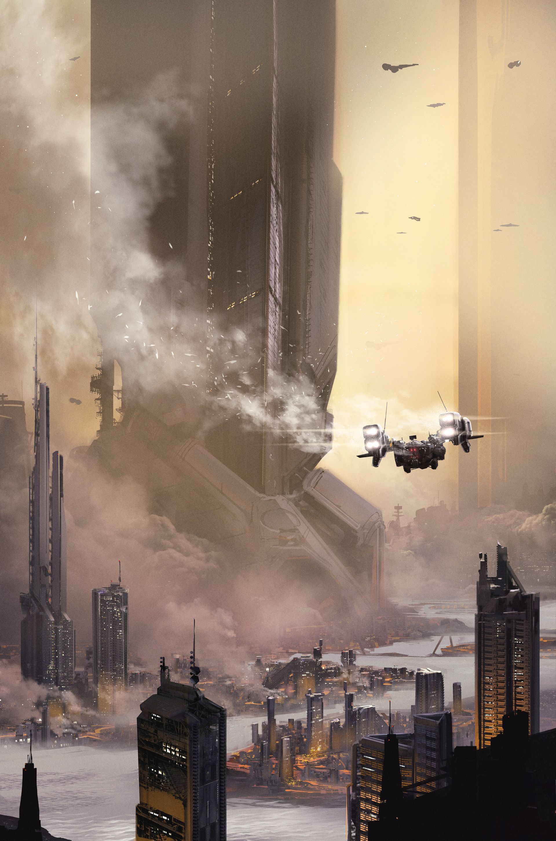 Titan City by Pierre Santamaria | Scrolller