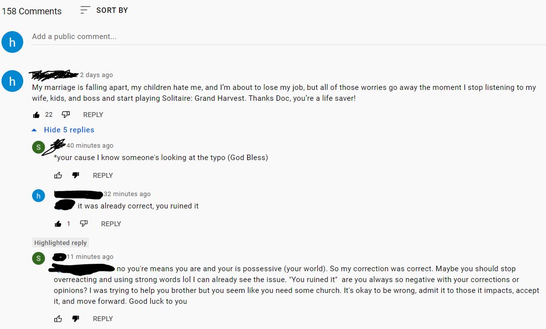 to correct someone's grammar | Scrolller