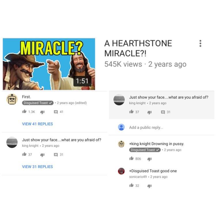 Toast from two years ago predicting his future. | Scrolller