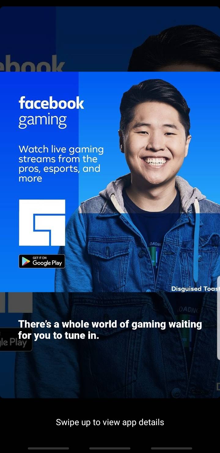 Toast on FB gaming ads | Scrolller