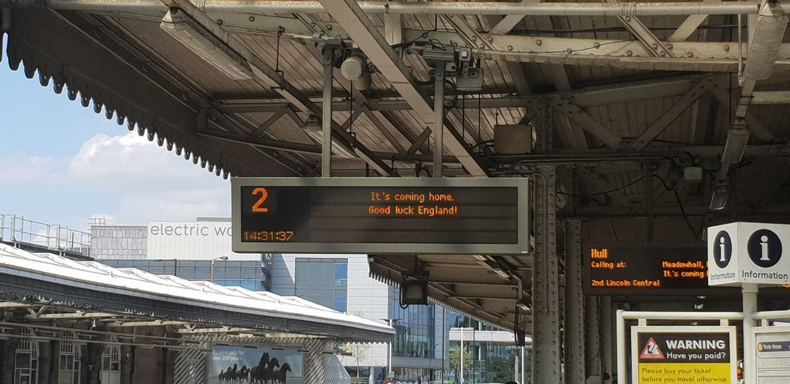 Today at the Sheffield train station | Scrolller