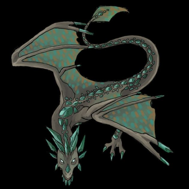 Token Art - Ancient Emerald Dragon | Scrolller