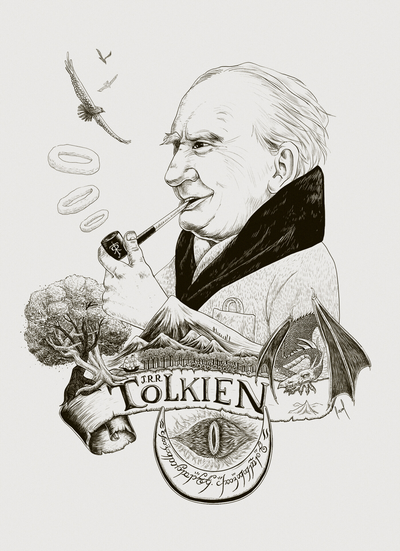 Tolkien by Caroline Vieira | Scrolller