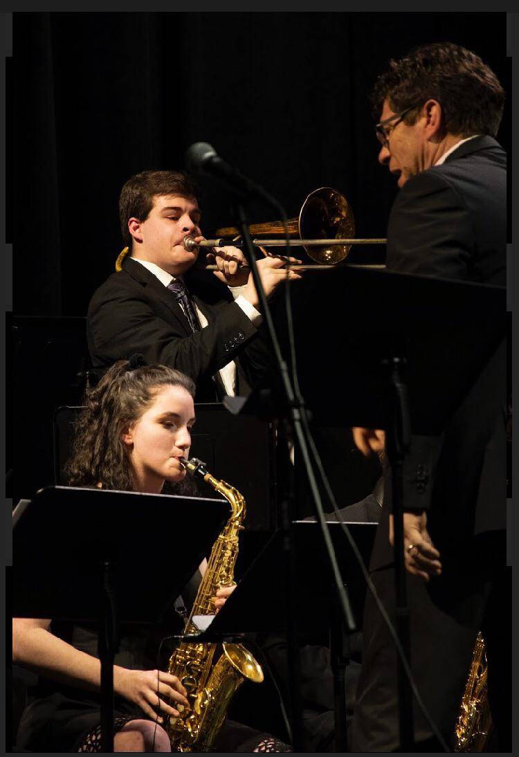 Took a solo at my high school jazz band prelims last night. (We got best bone and trumpet ...