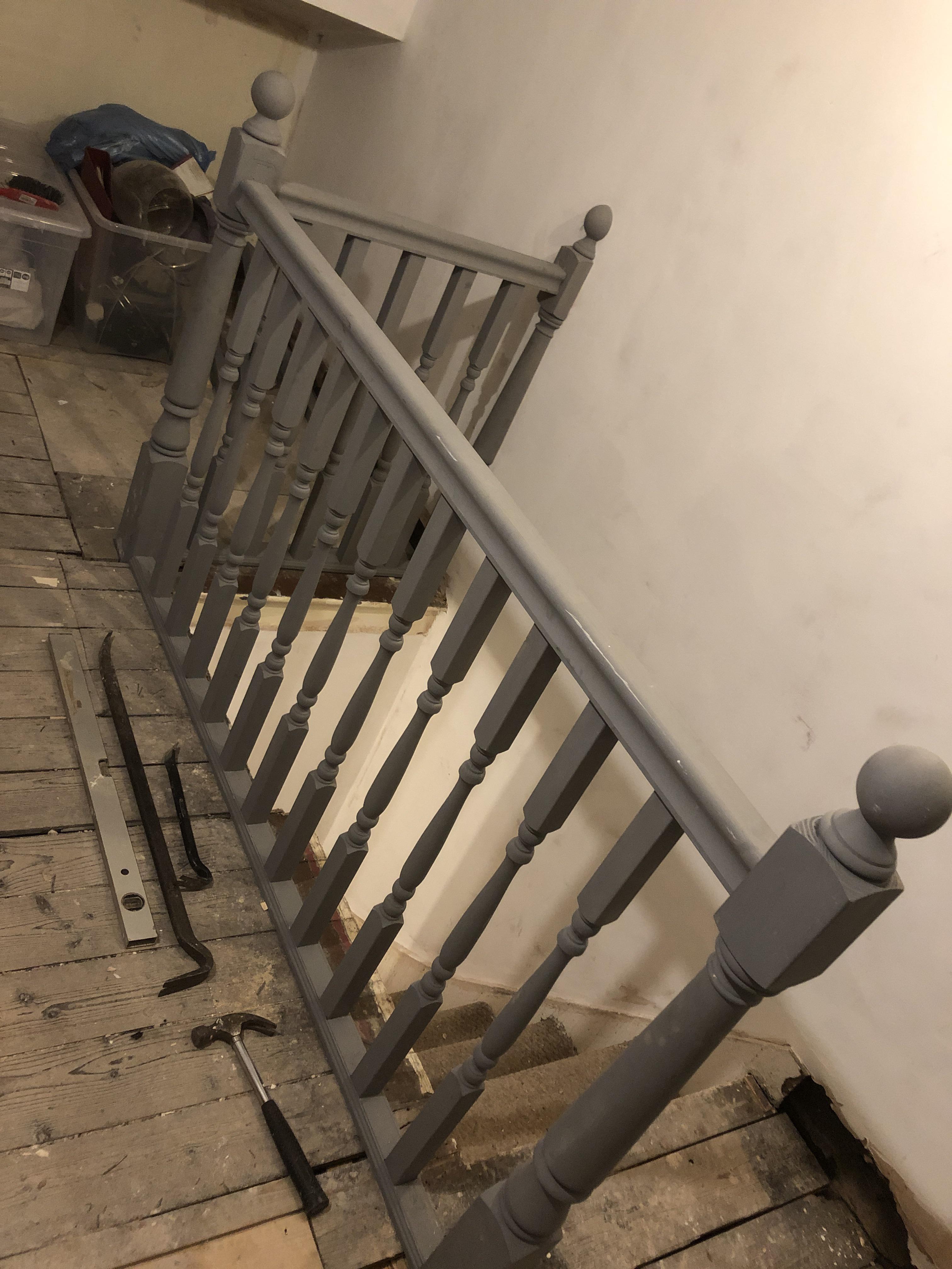 Took all day but I finally installed our railings! | Scrolller
