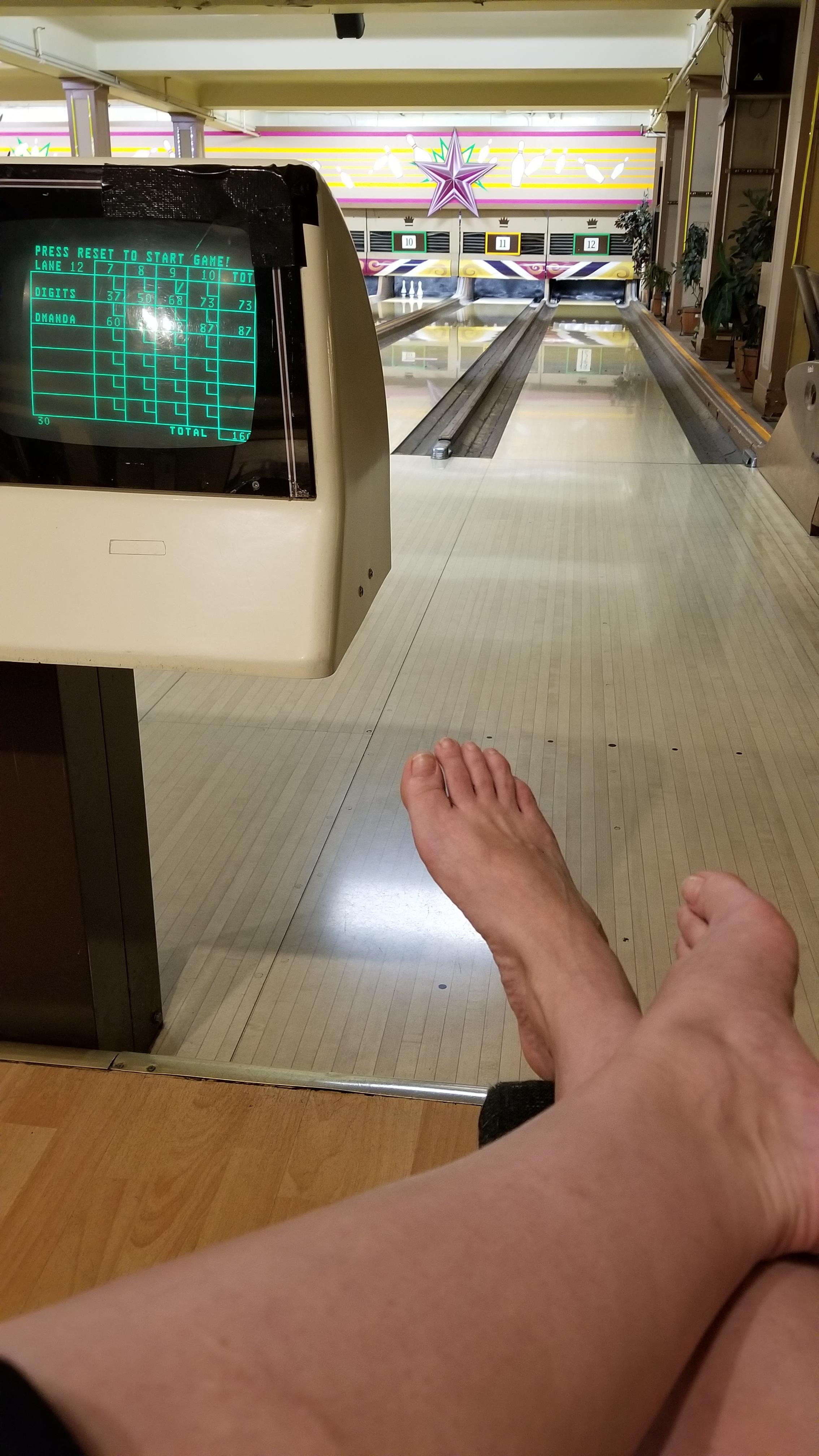 Took my feet bowling! | Scrolller