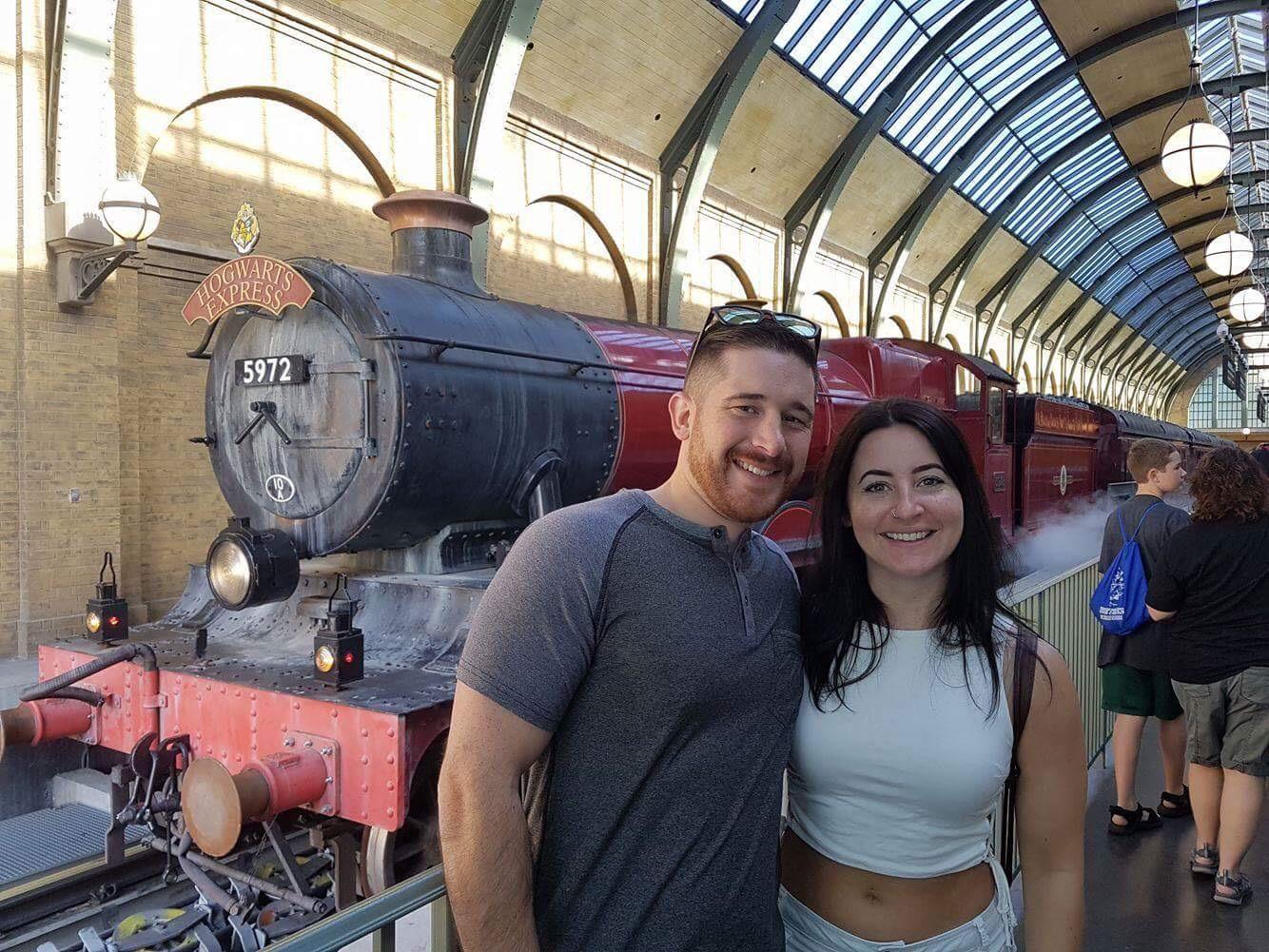 Took the Hogwarts Express on our recent honeymoon! | Scrolller