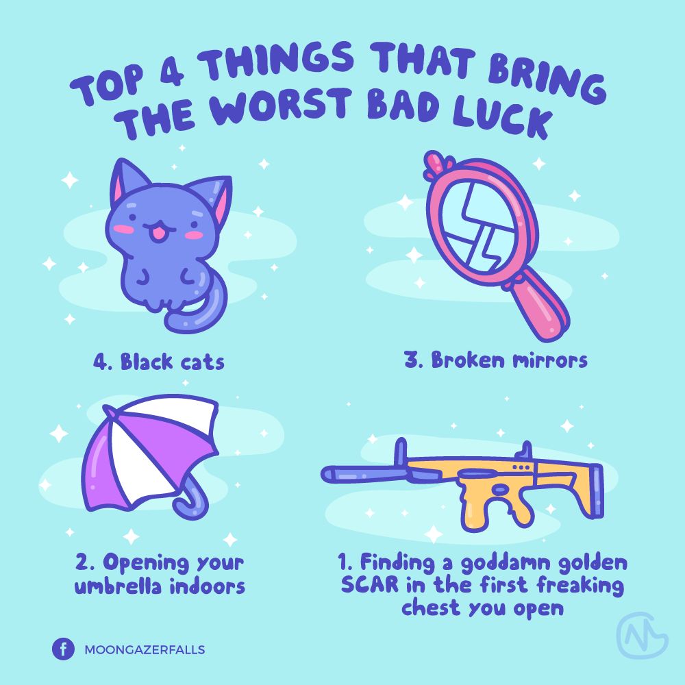 Top 4 things that bring the worst bad luck | Scrolller