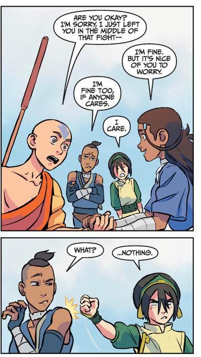 Toph showing she’s human | Scrolller