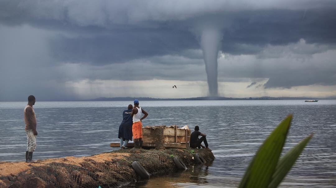 Tornado off the coast of Africa | Scrolller