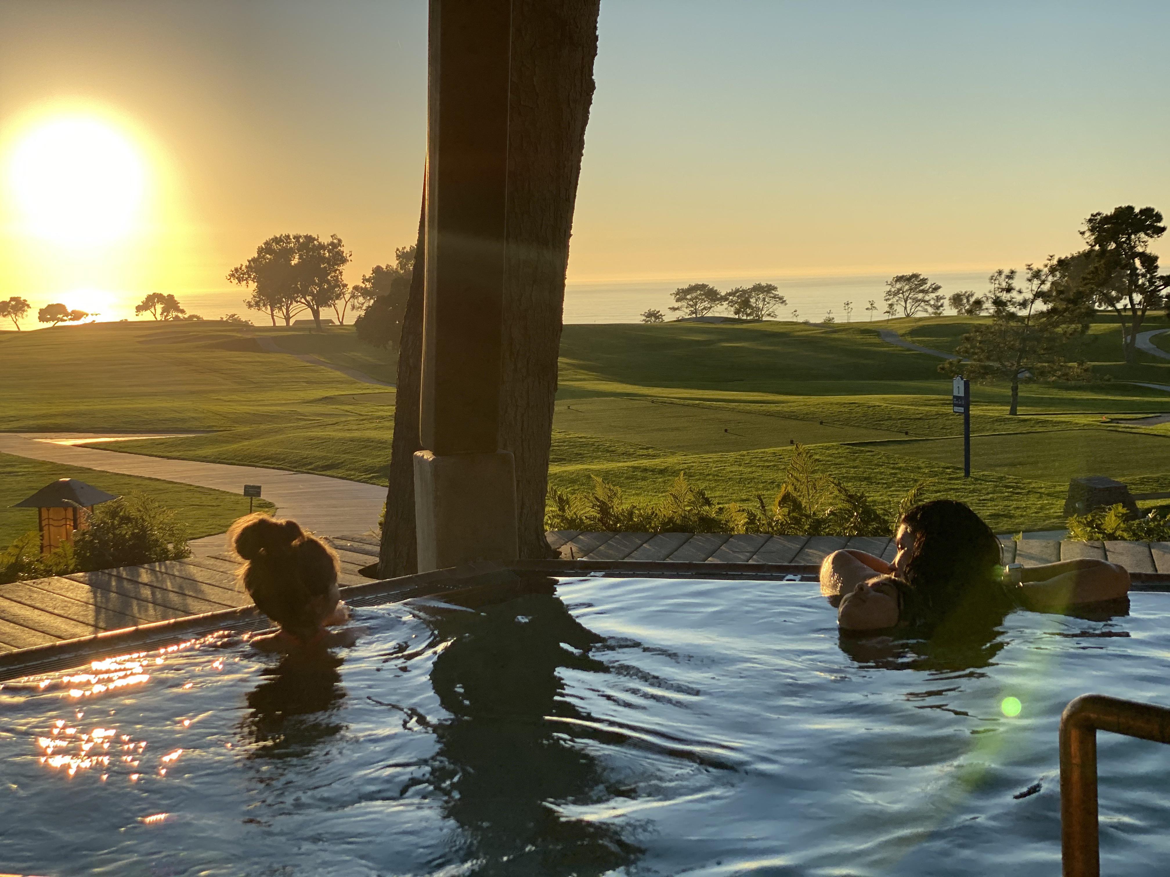 Torrey Pines - view from the Lodge jacuzzi. | Scrolller