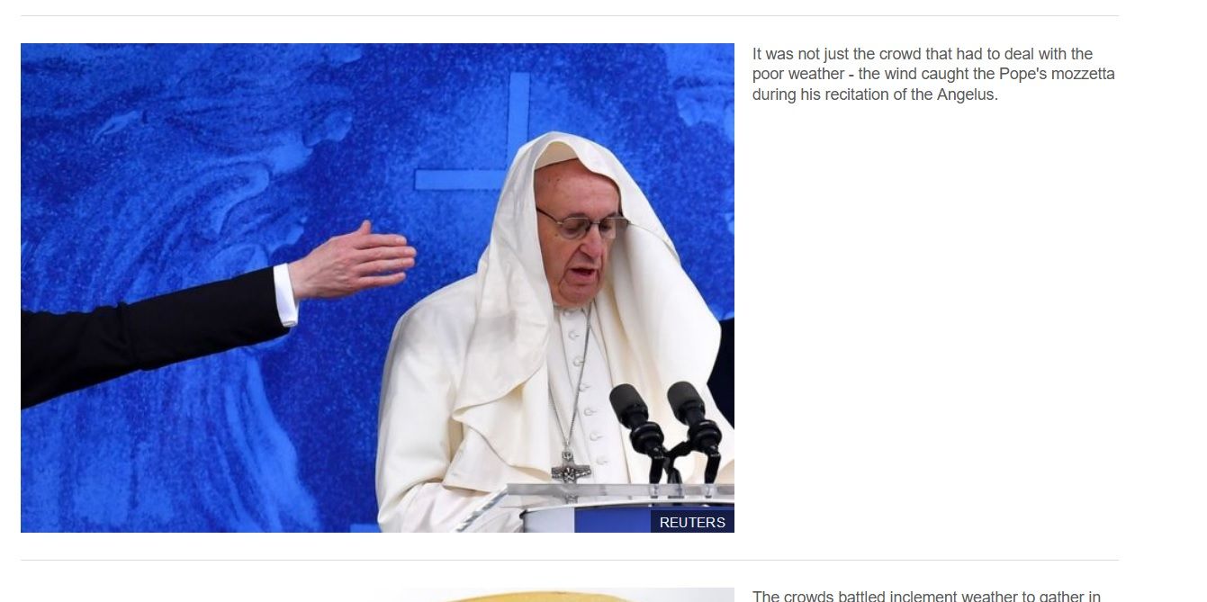 Touchy Tim meets the Pope | Scrolller