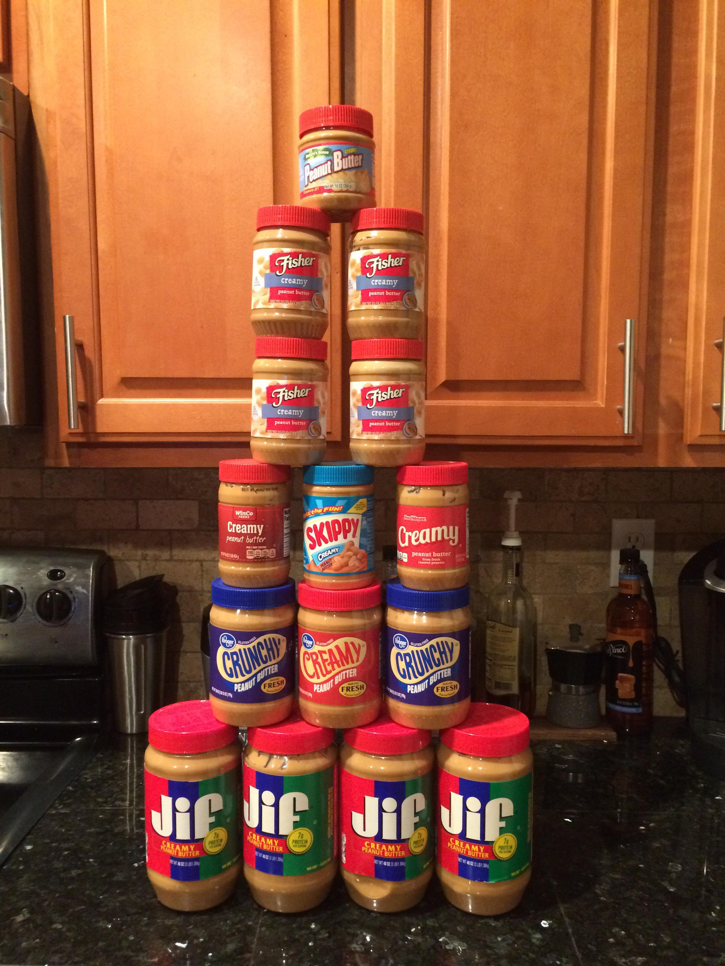 Tower of Peanut Butter! | Scrolller