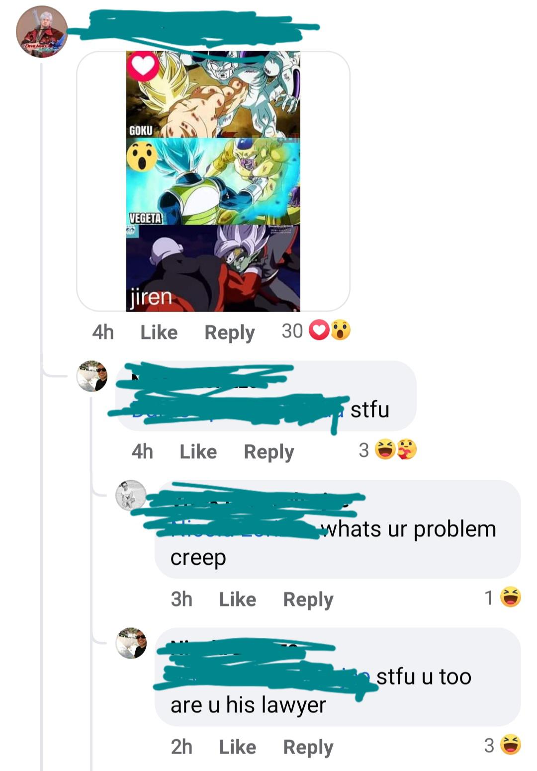 toxic people in facebook for no reason | Scrolller