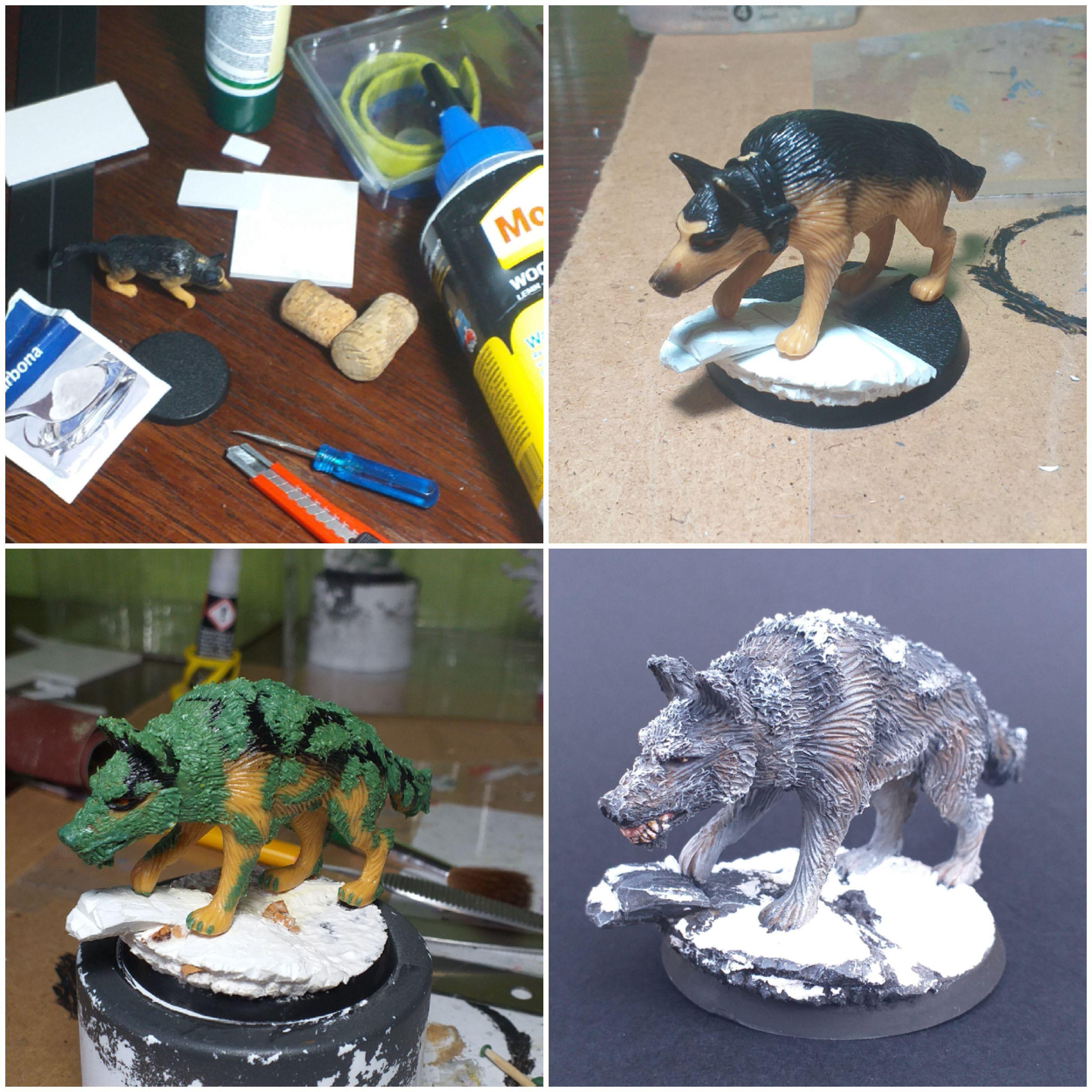 Toy conversion: german shepard to dire wolf | Scrolller