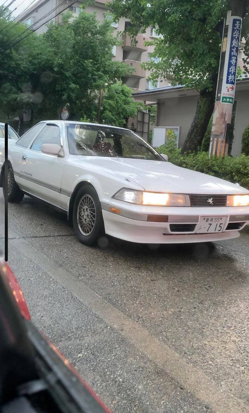 Toyota Soarer twin turbo in the wet | Scrolller