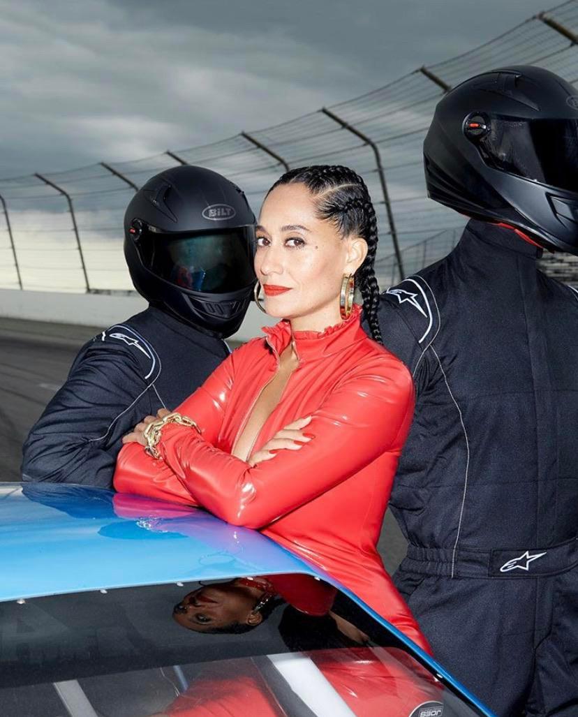 Tracee in red leather | Scrolller