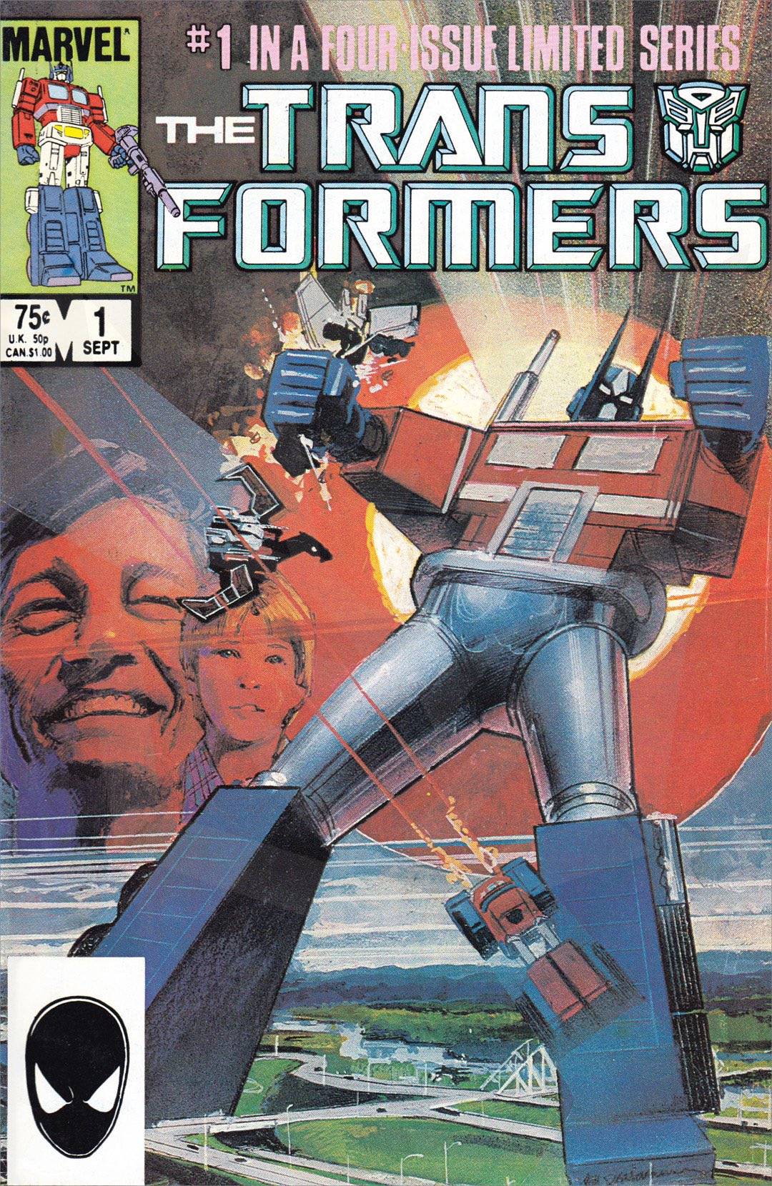 Transformers issue #1 was released 36 years ago today, meaning today is the 36th anniversary of ...