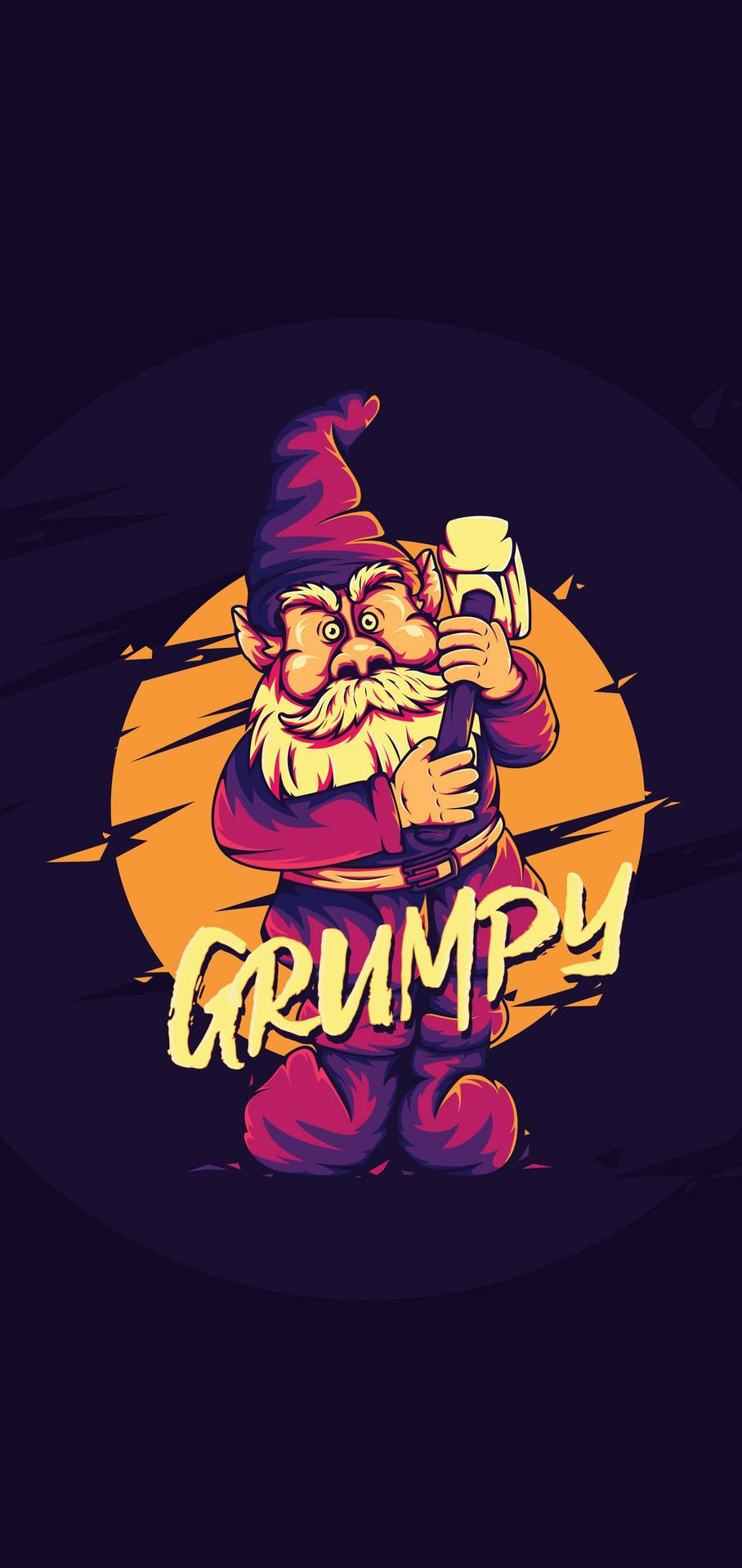 Transforming My Garden Gnome “GRUMPY” into Vector Art Wallpaper | Scrolller