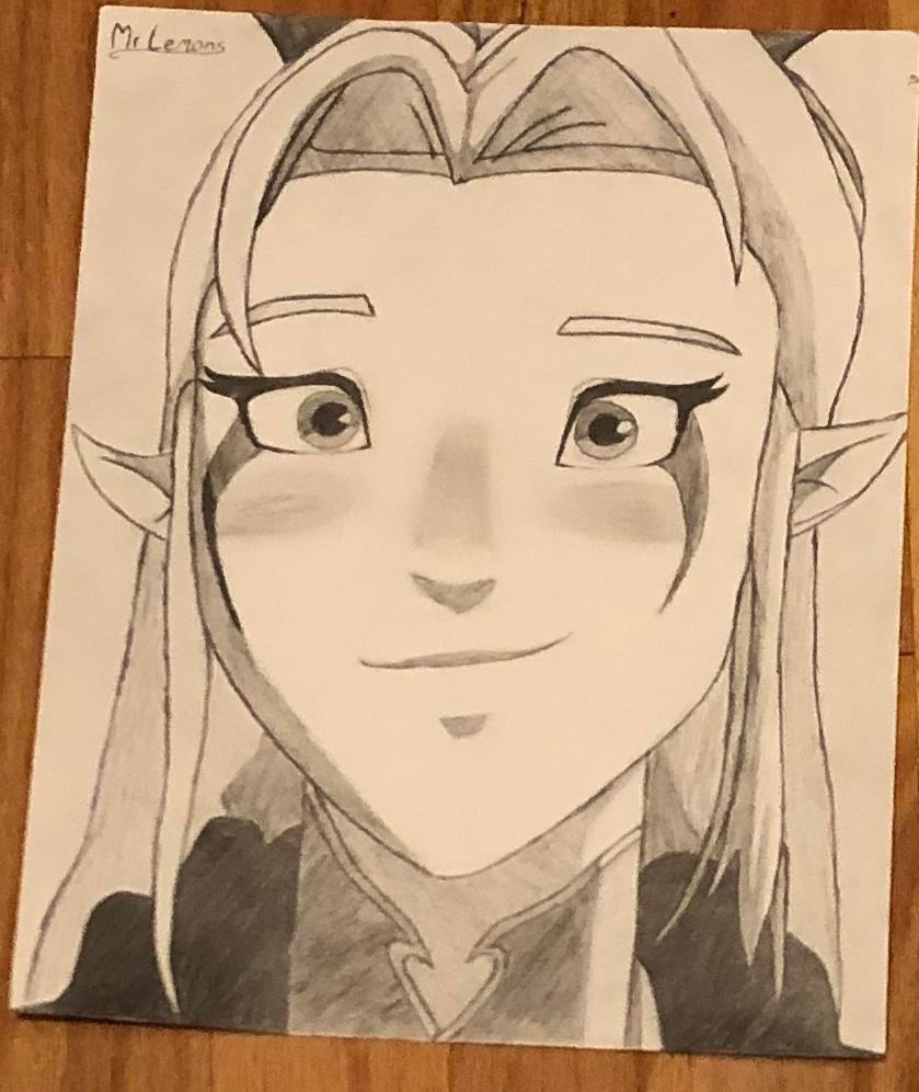 Tried Drawing Rayla Scrolller