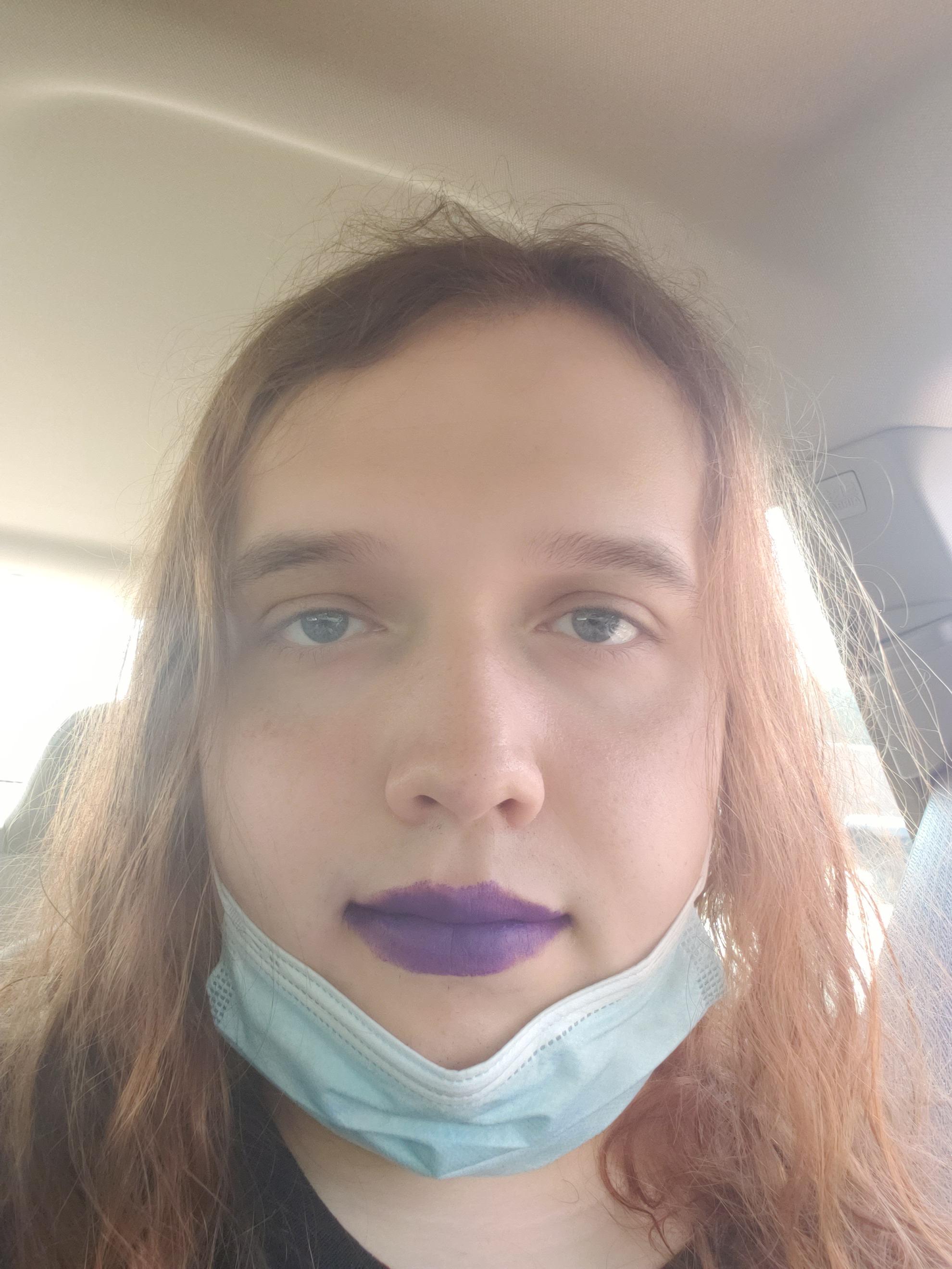 Tried lipstick for the first time I feel cute now. | Scrolller Tried lipstick for the first time I feel cute now. | Scrolller